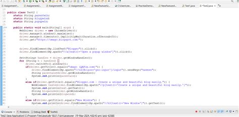 Java Unable To Print Window Id Out Of The For Loop Stack Overflow
