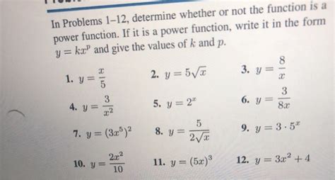 solved in problems 1 12 determine whether or not the