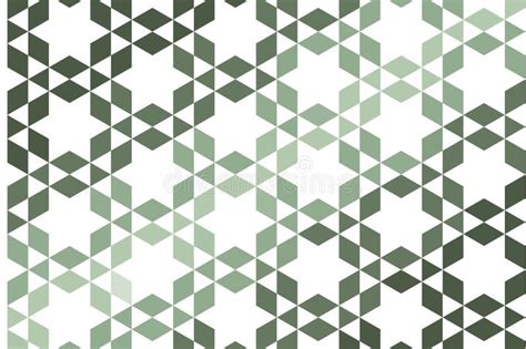 Geometric Hexagonal Pattern In Soft Sage Green With Structured