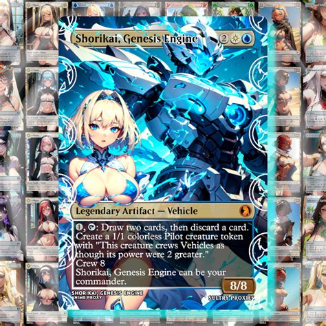 Sexy Anime Mtg Shorikai Genesis Engine Proxy Sultry Proxies Mtgetsy