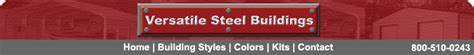 Versatile Steel Buildings Fabral Color Chart