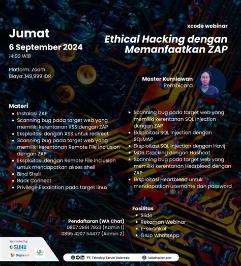 X Code Cyber Security Media Yogyakarta Jakarta Indonesia On Linkedin Webinar X Code