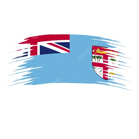 피지 국기 붓 필치 클립 아트 벡터 피지 국기 피지 플래그 브러시 흔들리는 피지 깃발 Png 일러스트 및 벡터 에 대한 무료 다운로드 Pngtree