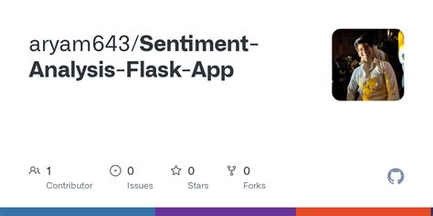 Github Aryam643sentiment Analysis Flask App