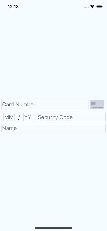 Github Ihakihakccinput A React Native Component For Credit Card