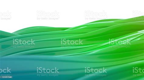 파도의 질감과 추상적 인 모양의 이혼 다양한 목적을위한 템플릿 신선한 녹색 3d 렌더링 0명에 대한 스톡 사진 및 기타 이미지 Istock