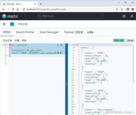 elasticsearch入门 第二篇：elasticsearch安装与使用ik中文分词器 elasticsearch 安装 ik分词器 csdn博客