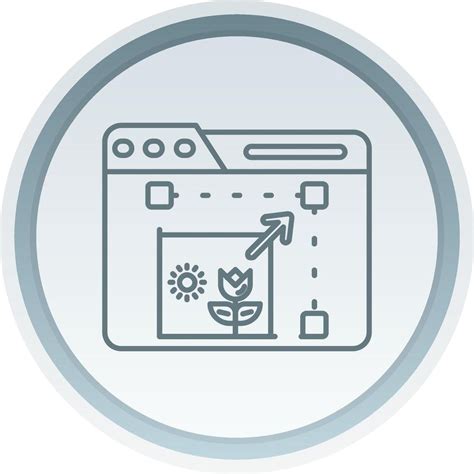 Resize Linear Button Icon Vector Art At Vecteezy