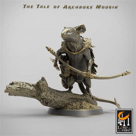 Dnd Mouse Miniatures Etsy