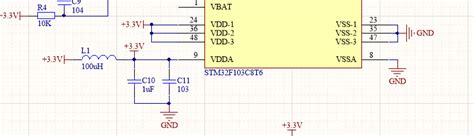 求助，这个在stm32的vdda上连接的电感是什么作用？ 24小时必答区