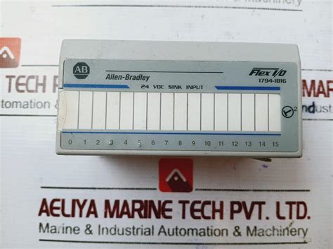 Allen Bradley Rockwell Automation 1794 Ib16 Flex 16 Point Digital Input Module 24v Aeliya Marine