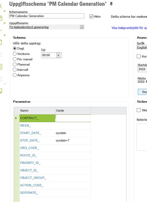 PM Action Created Based On A Specific Date IFS Community