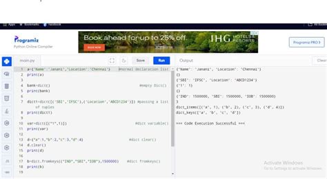 Janani Sudhagar On Linkedin Python Class Dictonary Reverse Remove Pop Delete Clear