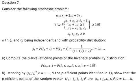 Solved This Question Is In The Course Of Stochastic