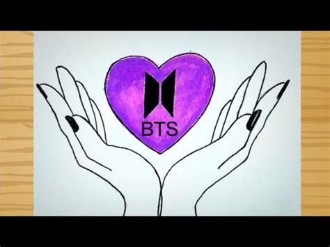How To Draw A Bts Heart