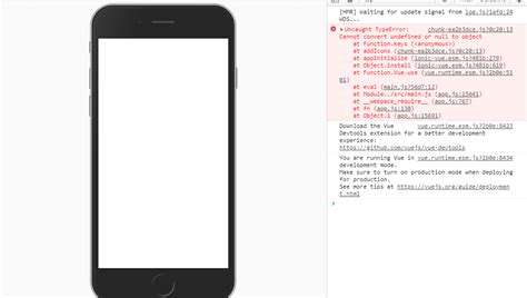Bug Ionicvue Ionicons Error · Issue 18640 · Ionic Teamionic