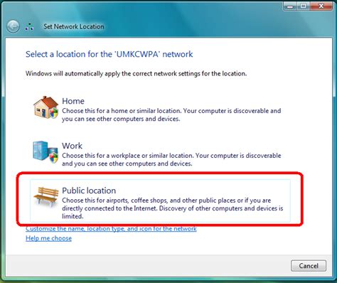 Wireless Network Configuration → Windows Vista