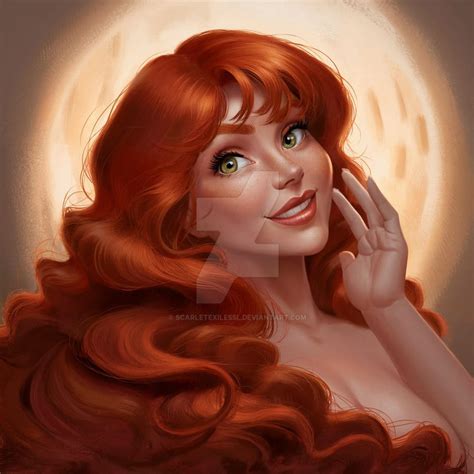 Cartoon Redhead By Scarletexilessl On Deviantart