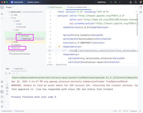 Selenium With Github Integration