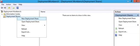 Deploy Windows 8 With Mdt 2012 Create Deployment Share And Impost Os