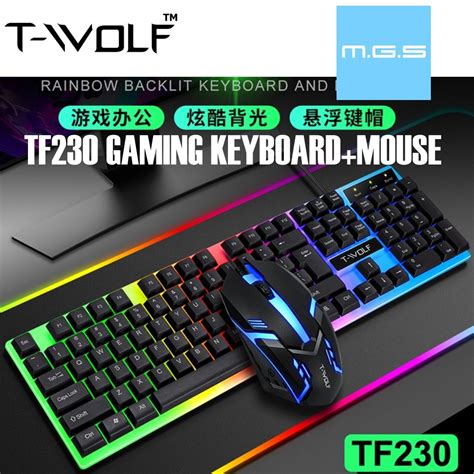 T Wolf Gaming Keyboard Tf200 T20 Tf230 Rgb Led Gaming Keyboard Mouse G21b G21 Gtx300 K511 K613