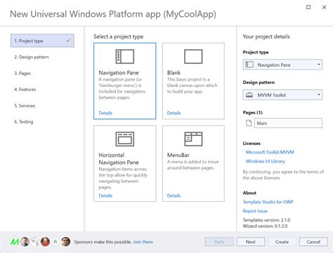 Matt S Template Studio For UWP Visual Studio Marketplace