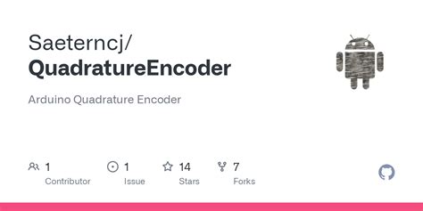 Github Saeterncjquadratureencoder Arduino Quadrature Encoder