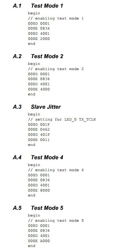 DP83TC811S Q1 Is Test Mode 3 Equal To Slave Jitter Interface Forum Interface TI E2E
