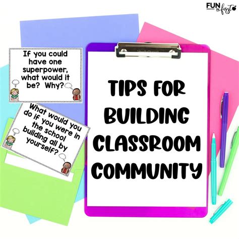 Building Classroom Community Fun In First