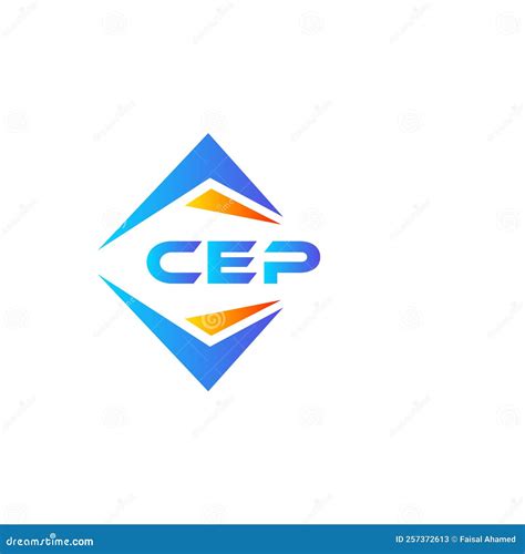 Cep Abstract Technology Logo Design On White Background Cep Creative
