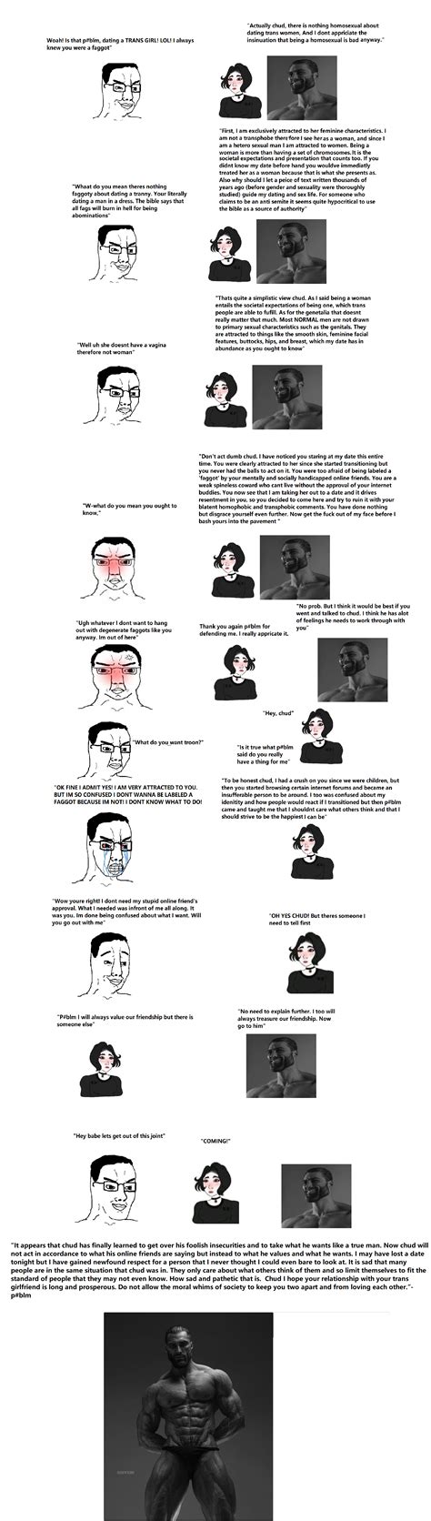 Poljak Vs Doommer Girl Trans And Gigachad Wojak Comics Know Your Meme