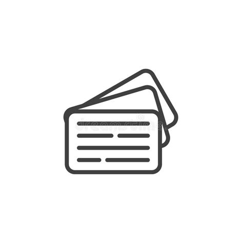 card sorting ux ui design icon doodle illustration stock vector