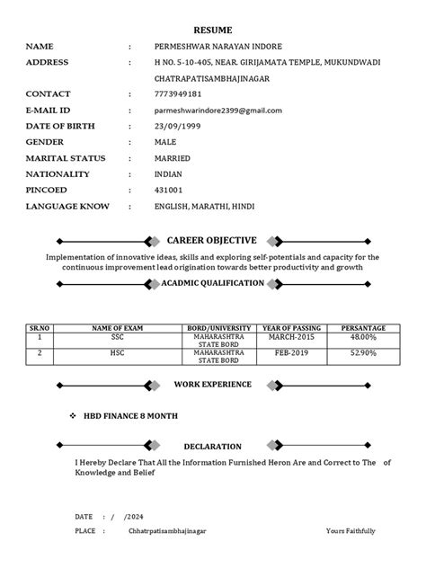 Ganesh Resume Pdf