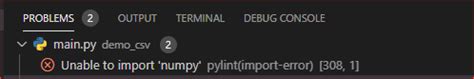 Python Pylint Not Showing Ouput In Vscode Stack Overflow