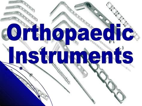 Instruments And Implants Ppt