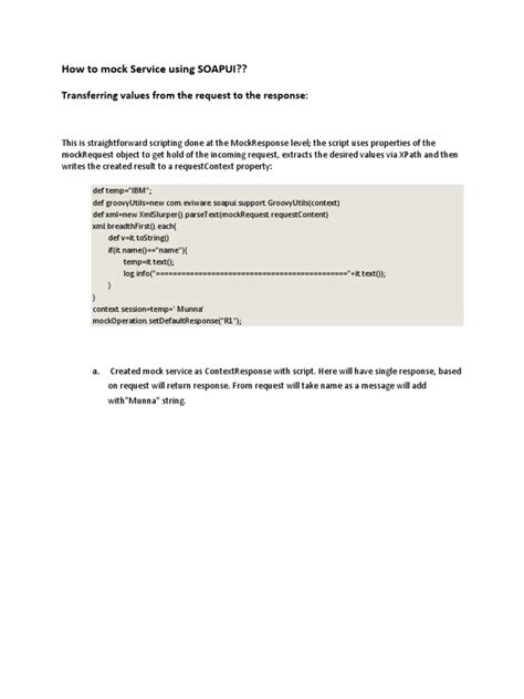 How To Mock Service Using Soapui Pdf Representational State