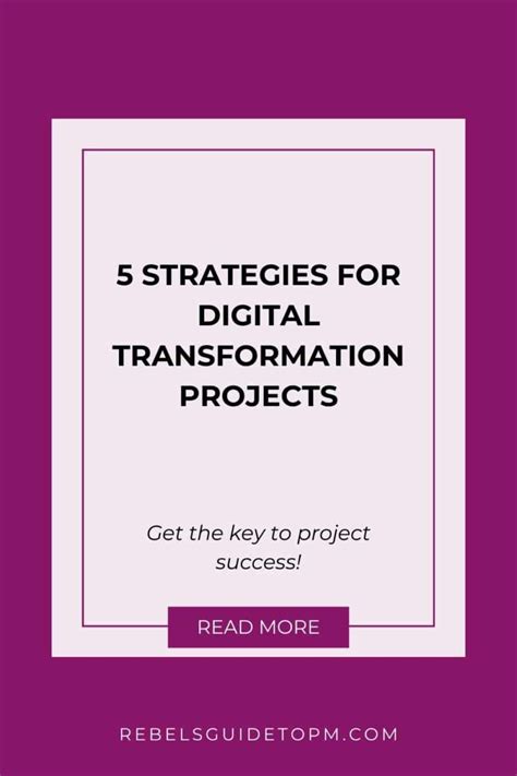 5 Strategies For Digital Transformation Projects Workplace Management Platforms
