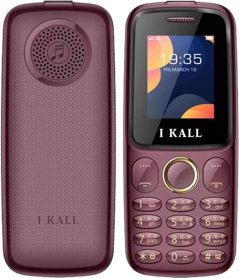 IKALL Cm Inch Mobile Phone Combo K Dark Blue Red With Feature Of Currency