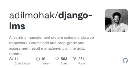 Github Adilmohak Django Lms A Learning Management System Using Django Web Framework Course