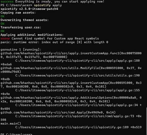 How To Solve This Error Issue 1002 Spicetify Cli GitHub