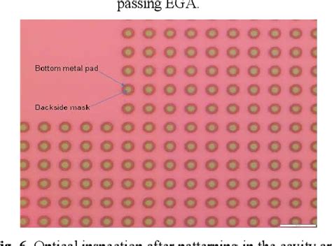 Figure 1 From Alignment Through Thick Si Layer For High Resolution Patterning On Bonded Wafers
