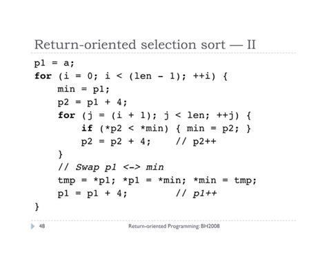 Return Oriented Programming Exploits Without Code Injection Pdf