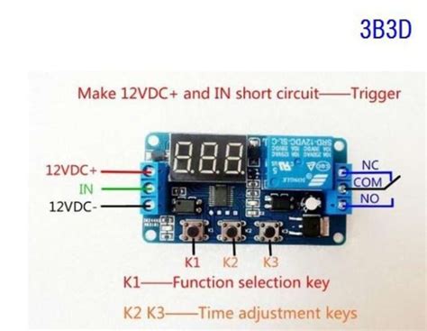 Promo Programmable Digital Delay Timer 12v 3b3d With Case Diskon 23 Di