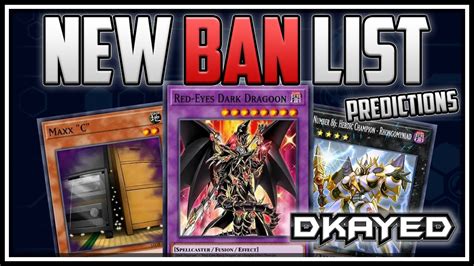 1st Yugioh Master Duel Ban List Skill Drain Maxx C Prediction Video