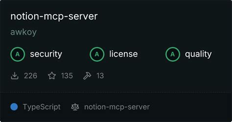 Github Awkoynotion Mcp Server Notion Mcp Server Is A Model Context Protocol Mcp Server
