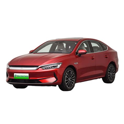 Byd Qin Plus Ev Ultra Long Range Sedan Electric Car Red Ev Vehicle