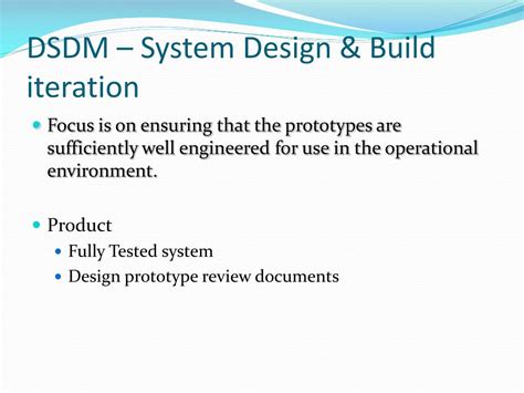 PPT Dynamic Systems Development Method DSDM PowerPoint Presentation ID