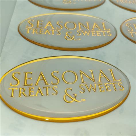 Customized Custom Decals Resin Labels Epoxy Domed 3d Stickers