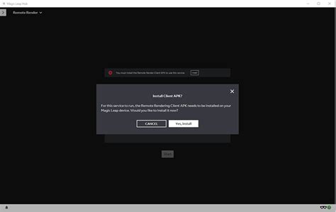 Remote Render Setup Magicleap Developer Documentation