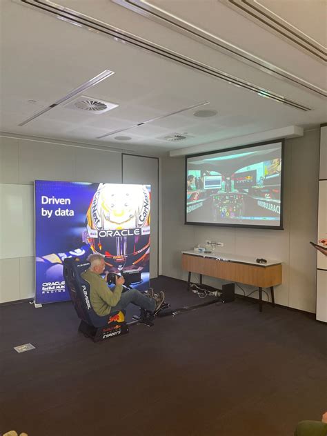 Ben M On Linkedin Taking The Oracle Redbull F1 Sim For A Spin Around Albert Park With Oracle…